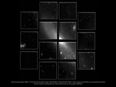 Primera luz técnica de la cámara panorámica JPCam - Fundación Descubre